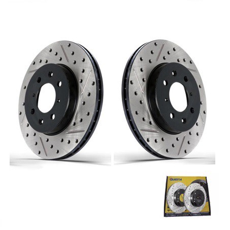 DISC ROTOR SLOTTED FRT PERODUA KELISA KENARI VIVA-PAIR. | Shopee Singapore