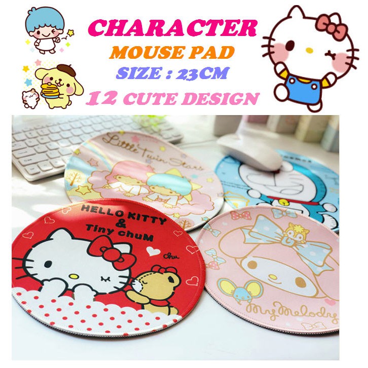 MOUSE PAD*STATIONERY*FANCY*CUTE *BIG SIZE MAT*NON SLIP*MAT*MY MELODY ...