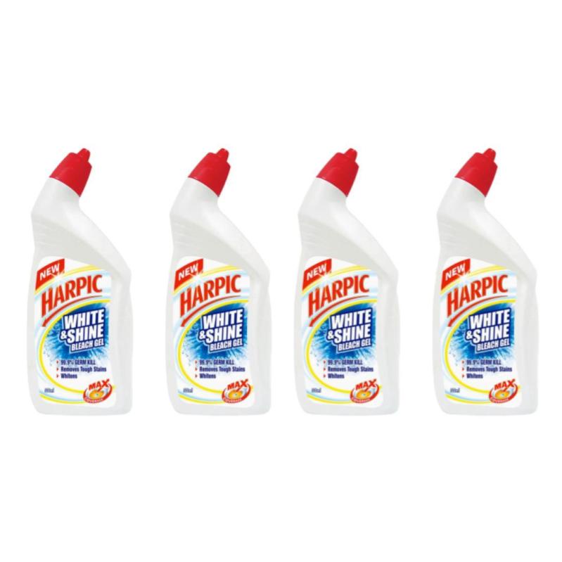 [Bundle of 2] Harpic White & Shine Bleach Toilet Bowl Cleaner ...