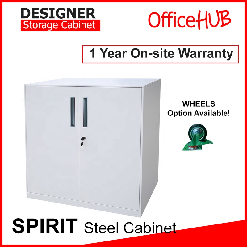 OFFICEHUB Half Height Low Steel Swing Door Filing Cabinet ★ Bookshelf ...