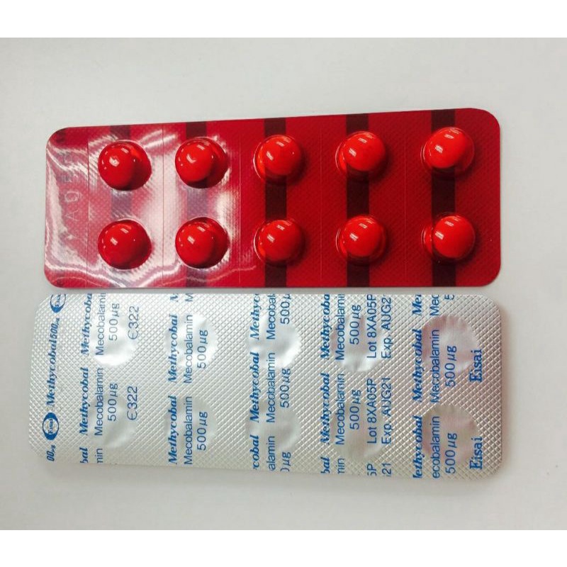 Methycobal 500mcg Mecobalamin 10's | Shopee Singapore