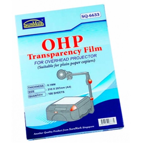 Suremark OHP Transparency Film A4 100 sheets per packet | Shopee Singapore