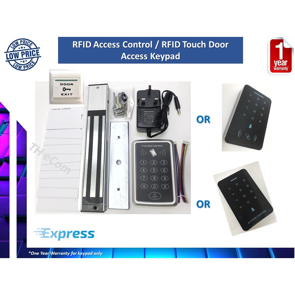 Door Access System RFID Access Control Keypad / RFID Touch Screen ...