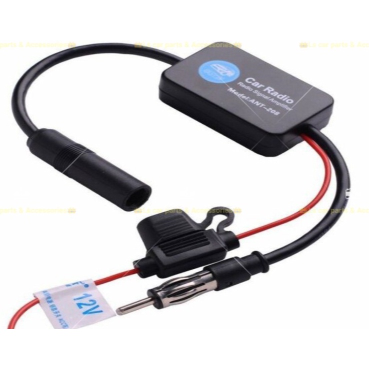 CAR RADIO FM/AM AMPLIFIER SIGNAL BOOSTER @ ANTENNA ARIAL KERETA PENGUAT ...