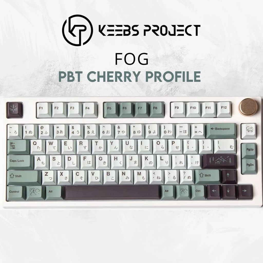 FOG PBT keycaps | 129 keys | Dye-Sub | Keycaps for Mechanical Keyboard ...
