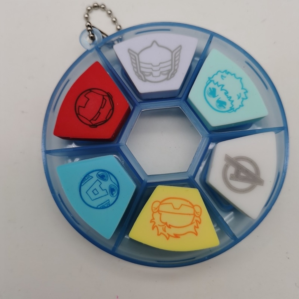Marvel Mini Eraser Mini Compass Kids Pemadam Rubber Marvel Superhero ...