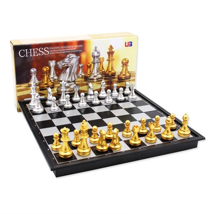 Folding Magnetic International Chess Set | Chess Board Game | Chess ...