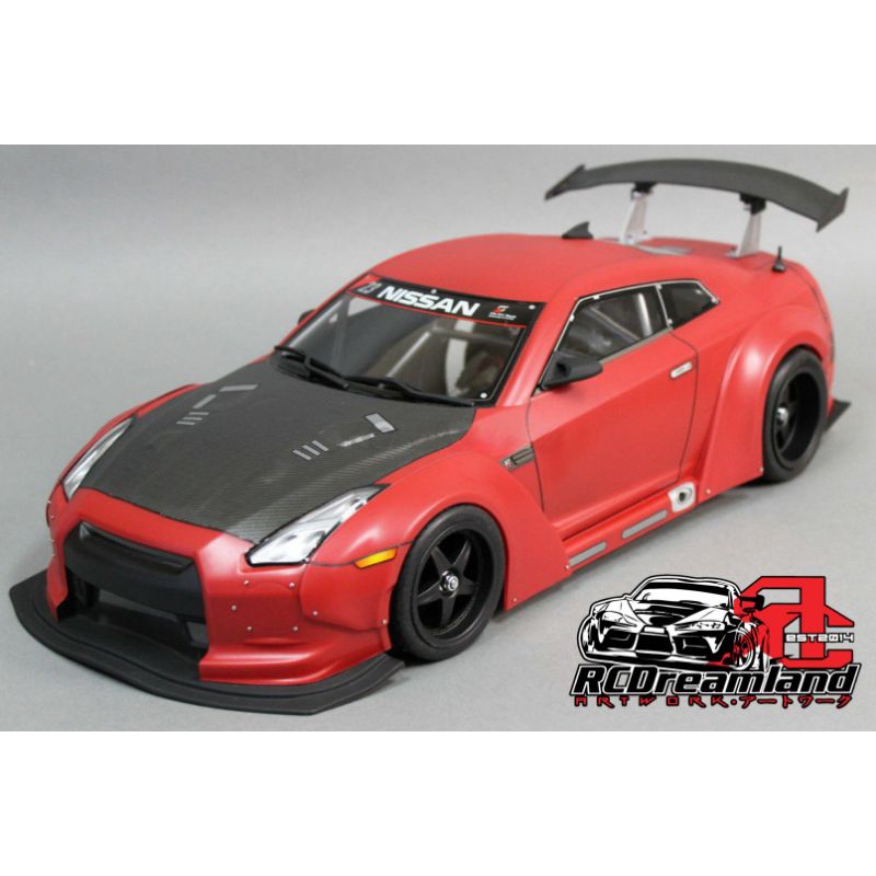 RCD 1/10 NISSAN GT-R R35 Body Shell & liberty walk body kit | Shopee ...