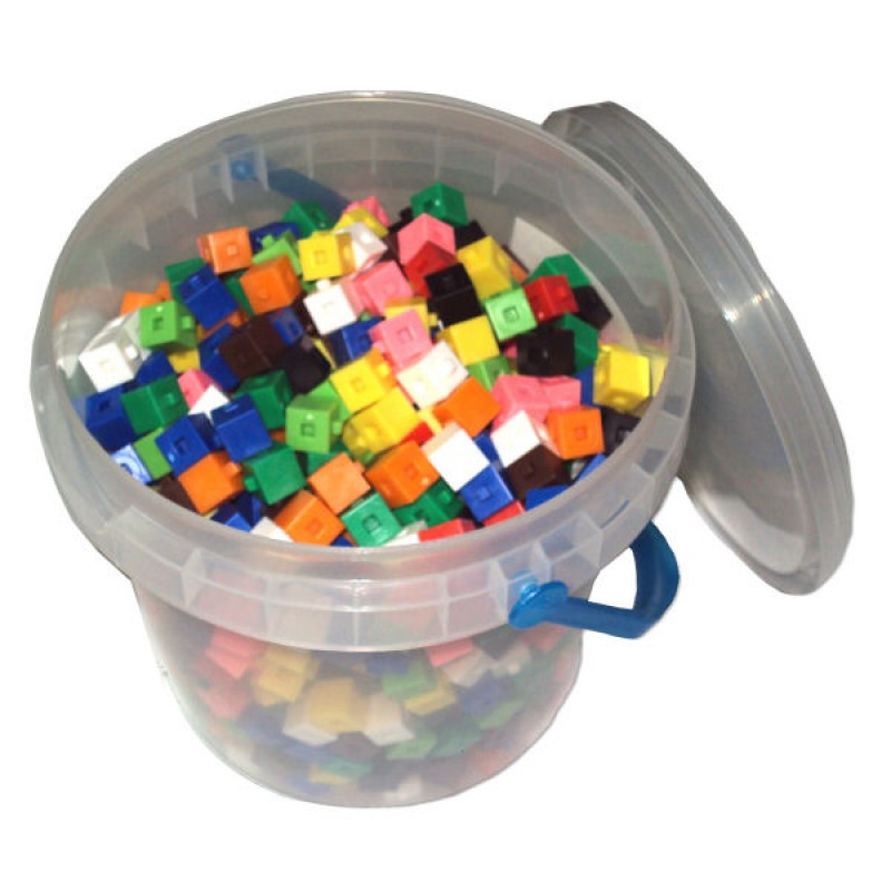 Learning Store Interlocking 1cm Centimeter Cubes, Set of 1000 - Maths Manipulative Teaching Aids ...