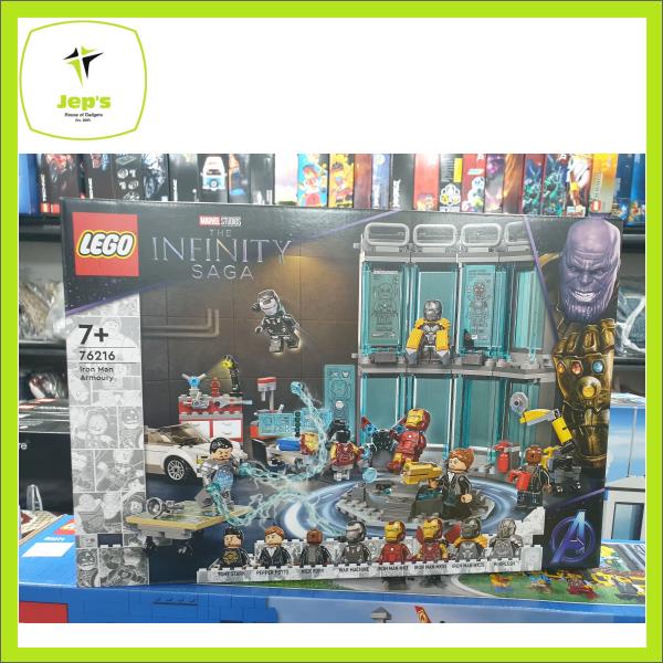 Lego Marvel 76216 Iron Man Armory (2022) | Shopee Singapore