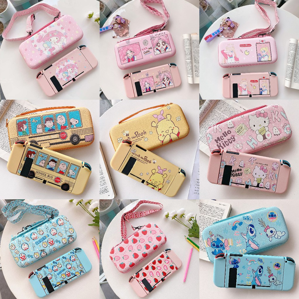 Nintendo Switch Handbag Shockproof Protective Case Cartoon Storage Bag ...