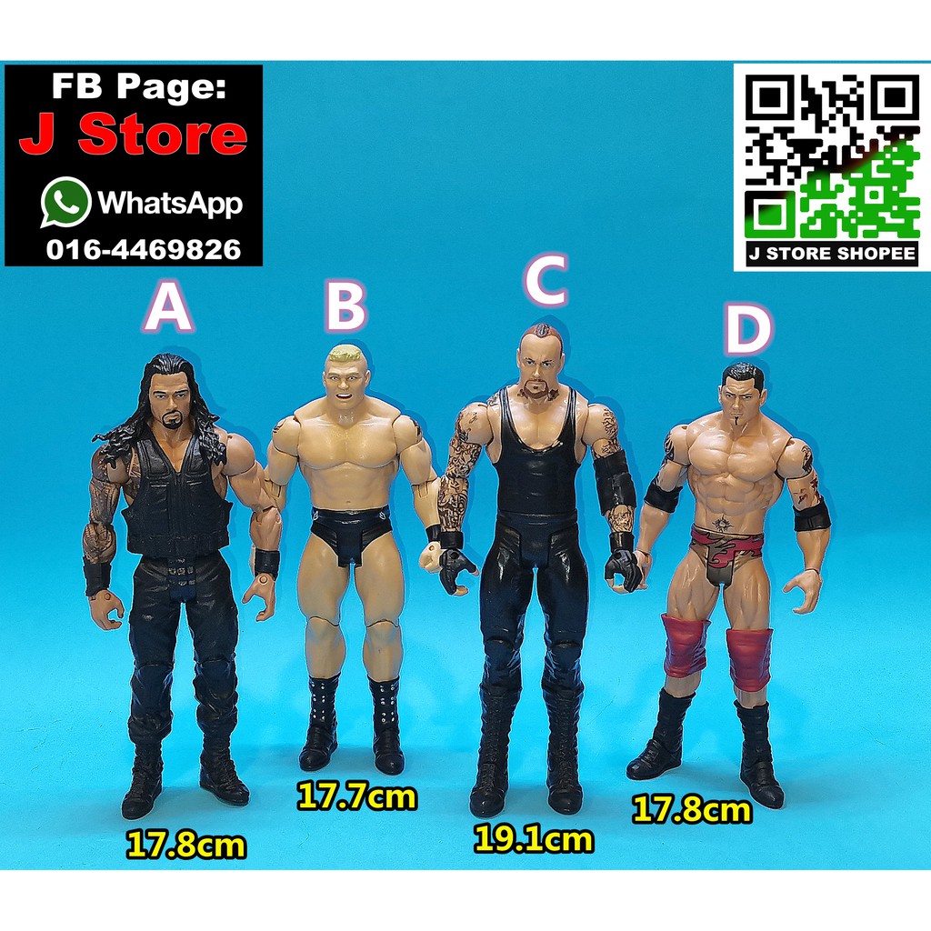 WWE batista brock lesnar undertaker roman reign action figure ( J Store ...