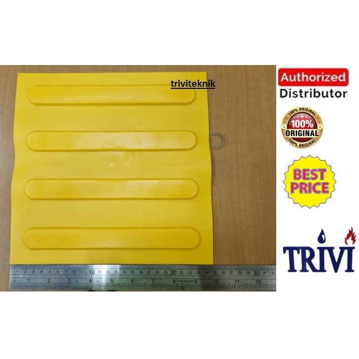 Blind road sidewalk tactile guiding paving yellow, portable road PVC ...