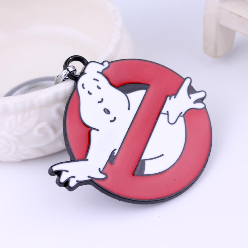 Ghostbusters Logo Shape Dripping Metal Key Ring Keychain Pendant ...