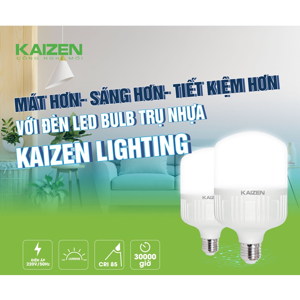 Kaizen cylindrical led bulb capacity 65-50-40-30-20-15-10-5W E27 screw ...