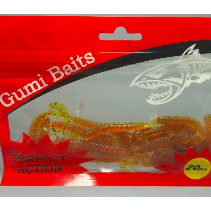 GUMI Baits Paddle and curly Tail Ajing Soft Rubber Plastic Jig Bass ...