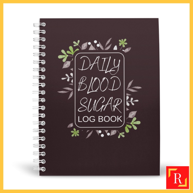 Blood Sugar Log Book/Notebook/Journal 2 - (A5 | 104 Weeks | 2 Years ...