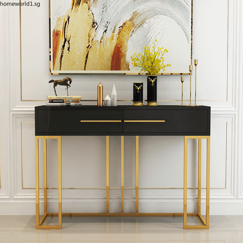 [HOT SALE]Console table dressing table with drawers wood table modern ...