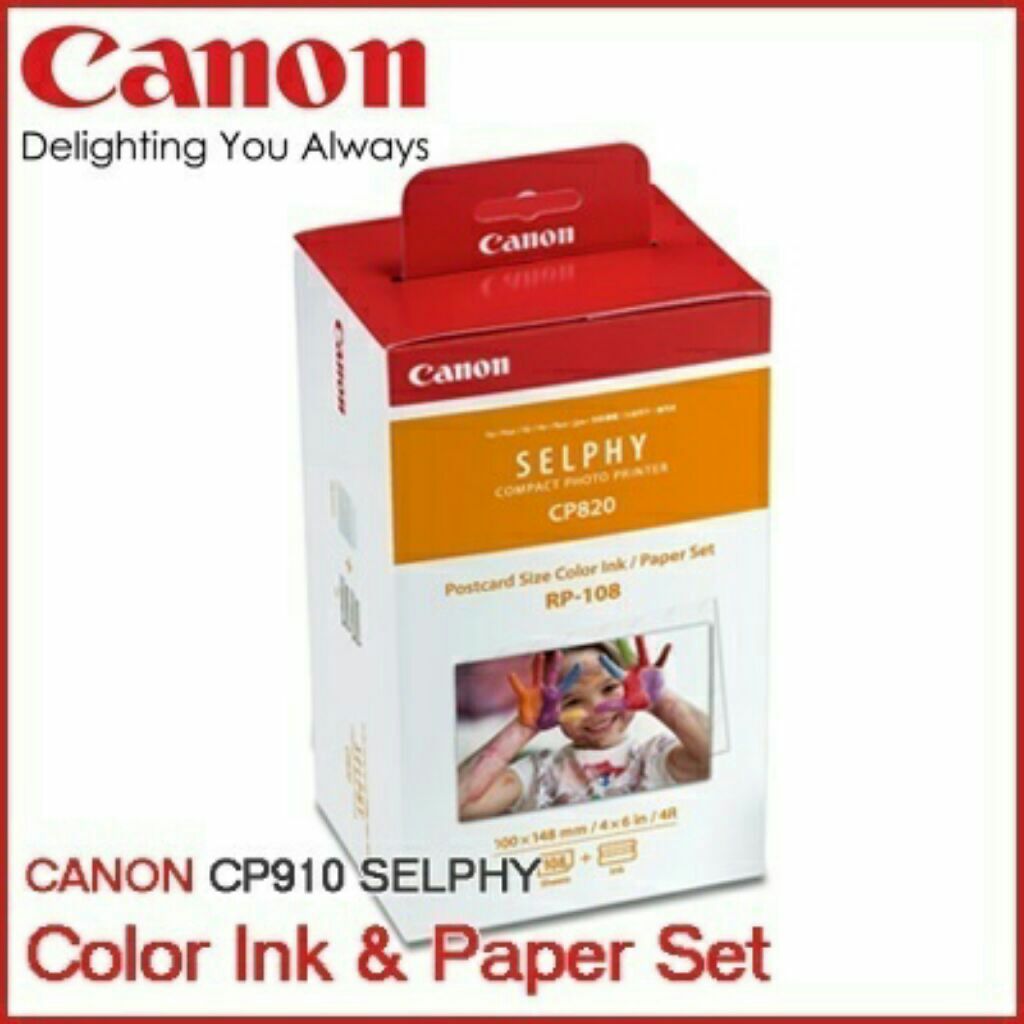CANON SELPHY RP-108IN 108 sheets RP108 PHOTO PAPER | Shopee Singapore