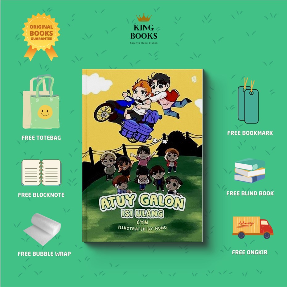 Atuy Gallon Refillable Book (Bukune) | Shopee Singapore