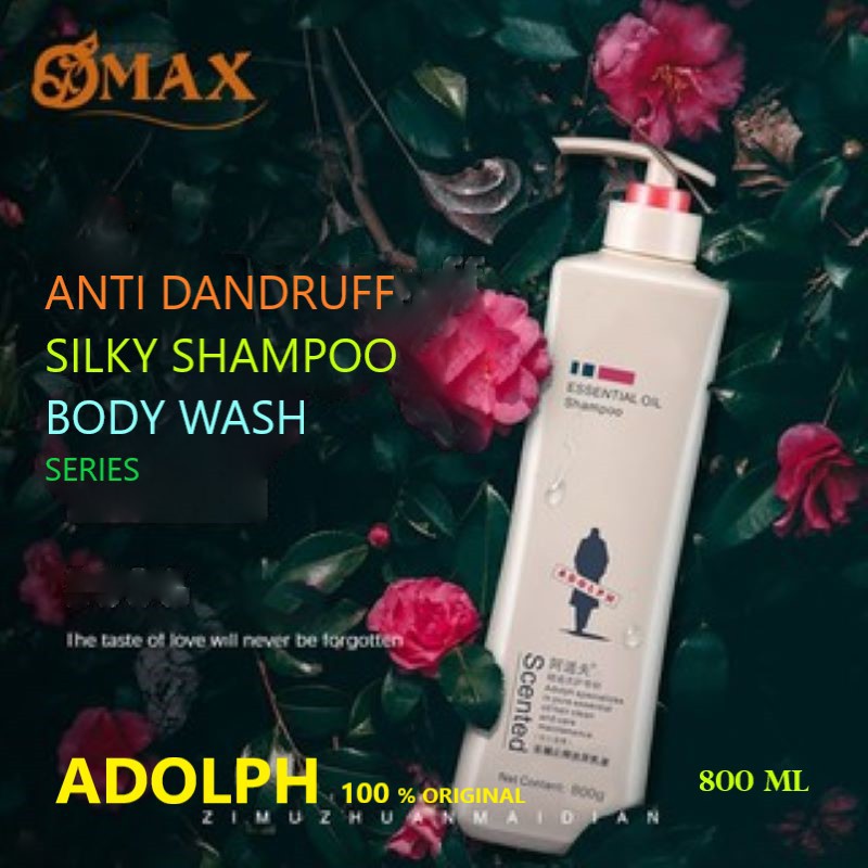 OMAX SG ⛄ADOLPH 100% ORIGINAL⛄ HAIR CARE SHAMPOO AND BODY WASH SERIES ...