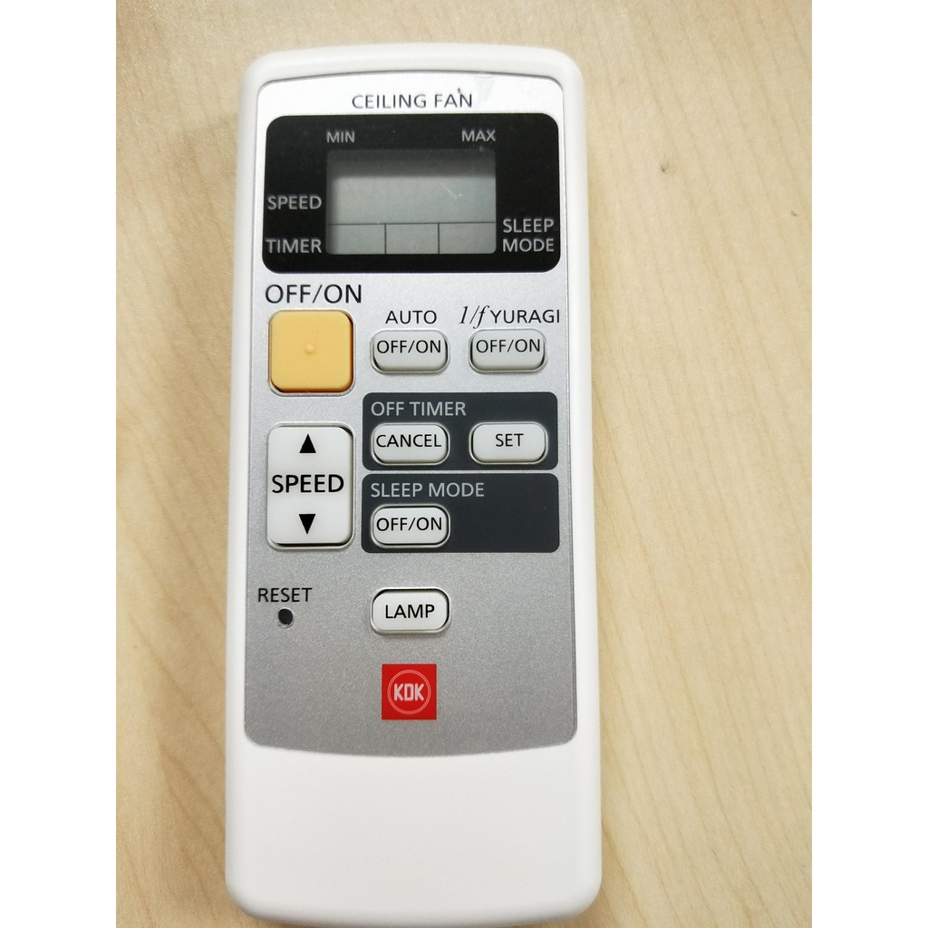 Ceiling Fan remote control - KDK Remote Control KDK V60WK KDK K15Z9 ...