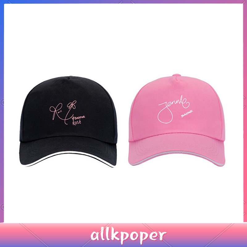 KPOP BLACKPINK Baseball Cap Signature Solid Color Sunhat Caps Hip-hop ...