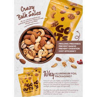 [Healthy Nuts] Raw California Almonds -1kg (500g x 2 packs) | Shopee Singapore