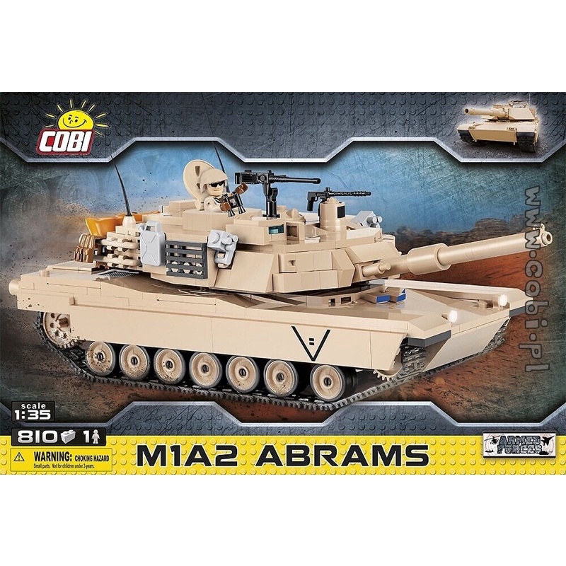 [SG STOCK] COBI US ARMY M1A2 ABRAMS TANK MBT 2619 bricks (lego ...