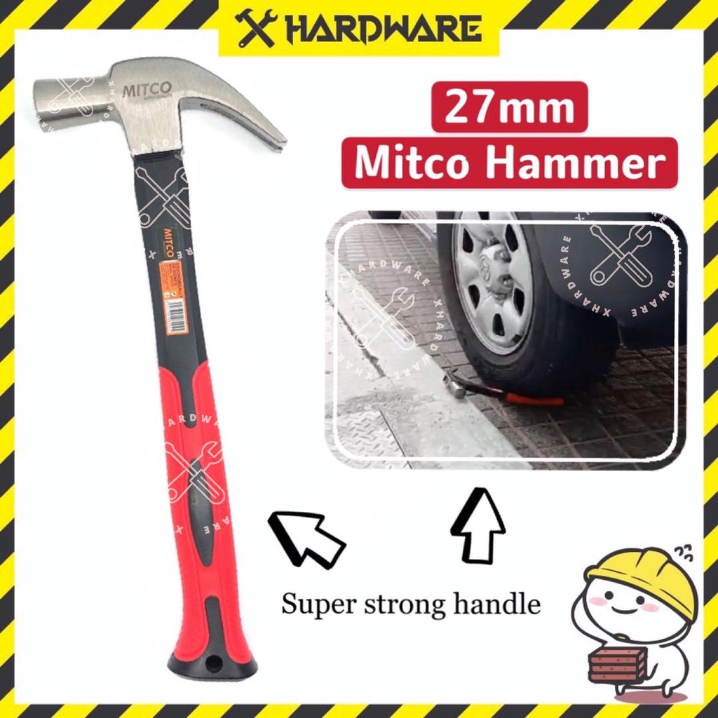 27mm Mitco heavy duty fibre hammer/MTH 127 hammer/hammer with claw ...