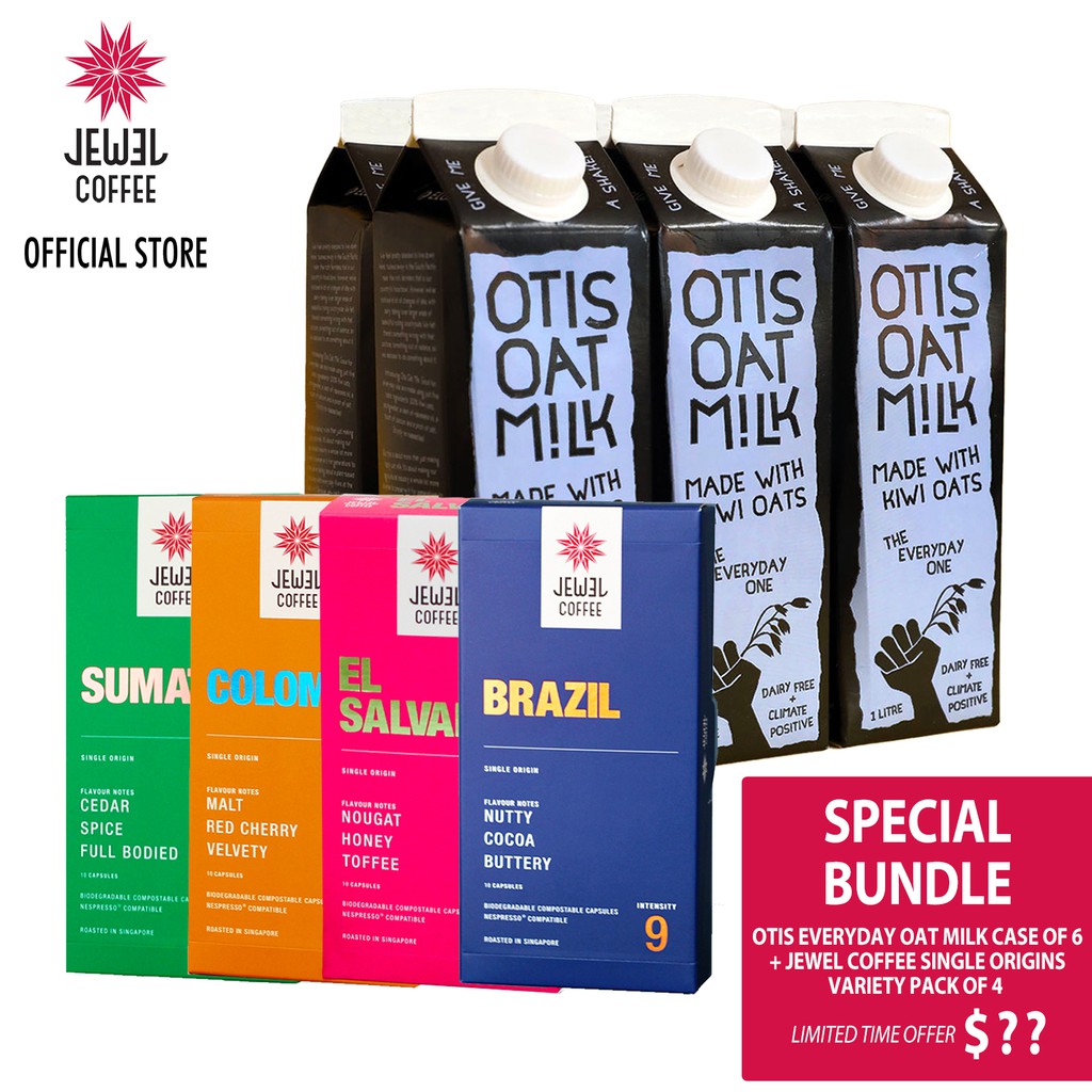 [BOTW DEAL] OTIS Everyday Oat Milk 6x 1L + Jewel Coffee Specialty ...
