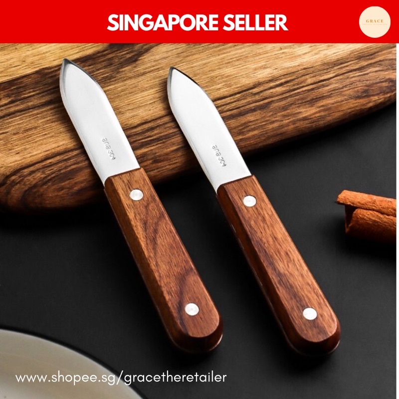 (In Stock) Stainless Steel Kitchen Oysters Shucking Knife | Shopee ...