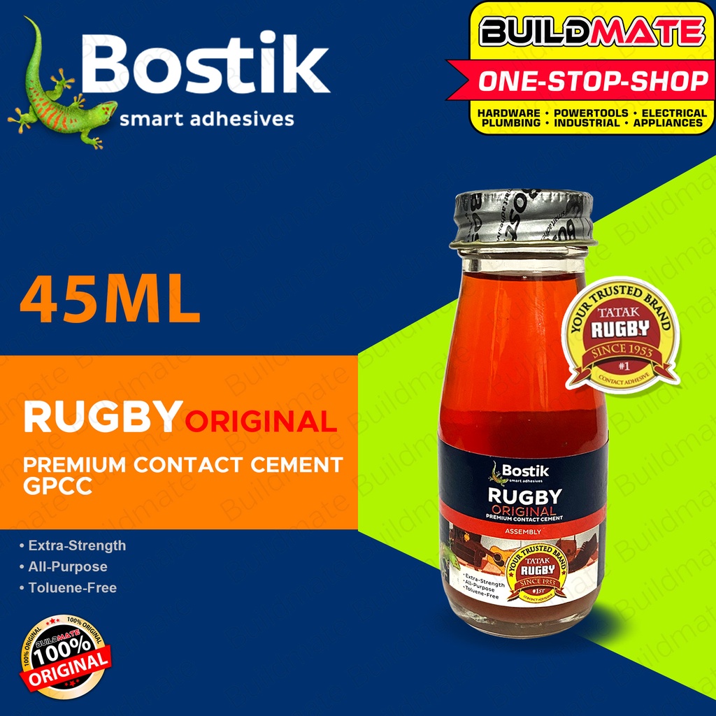 BOSTIK Rugby Excel Contact Cement Toluene Free Mini GPCC Adhesive 45ml ...