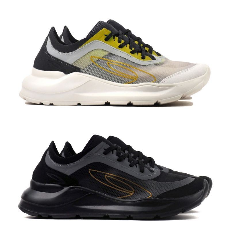 910 Nineten Black And White Fiber Running Shoes (ORIGINAL 100% ...