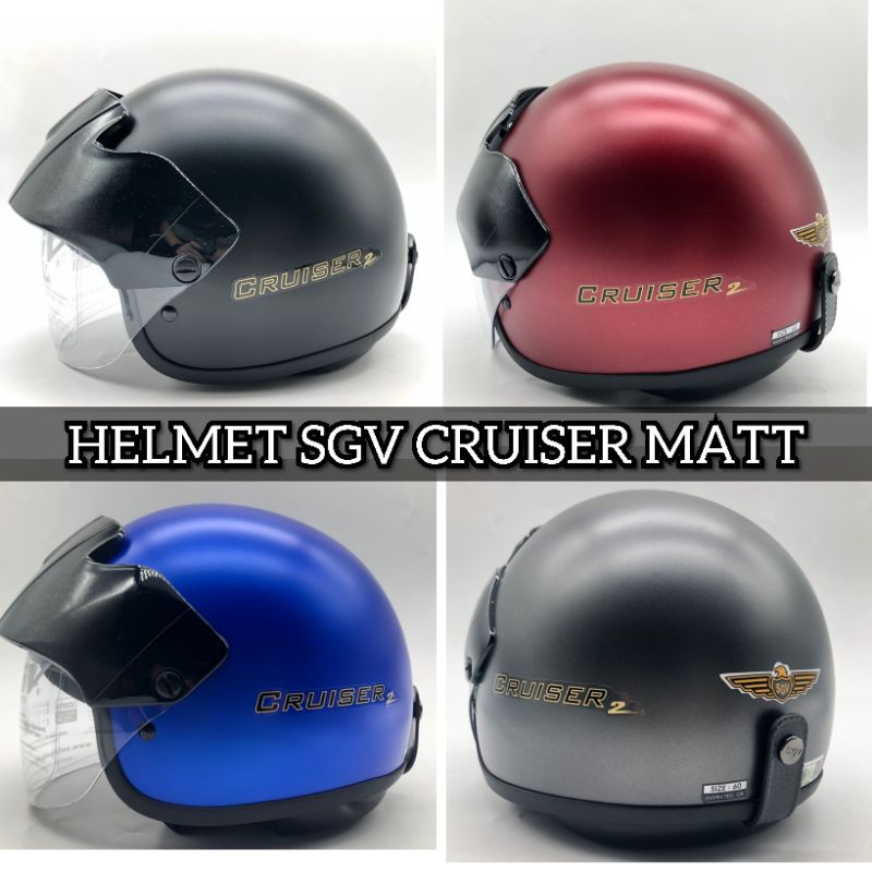 HELMET SGV CRUISER 2 MATT | Shopee Singapore