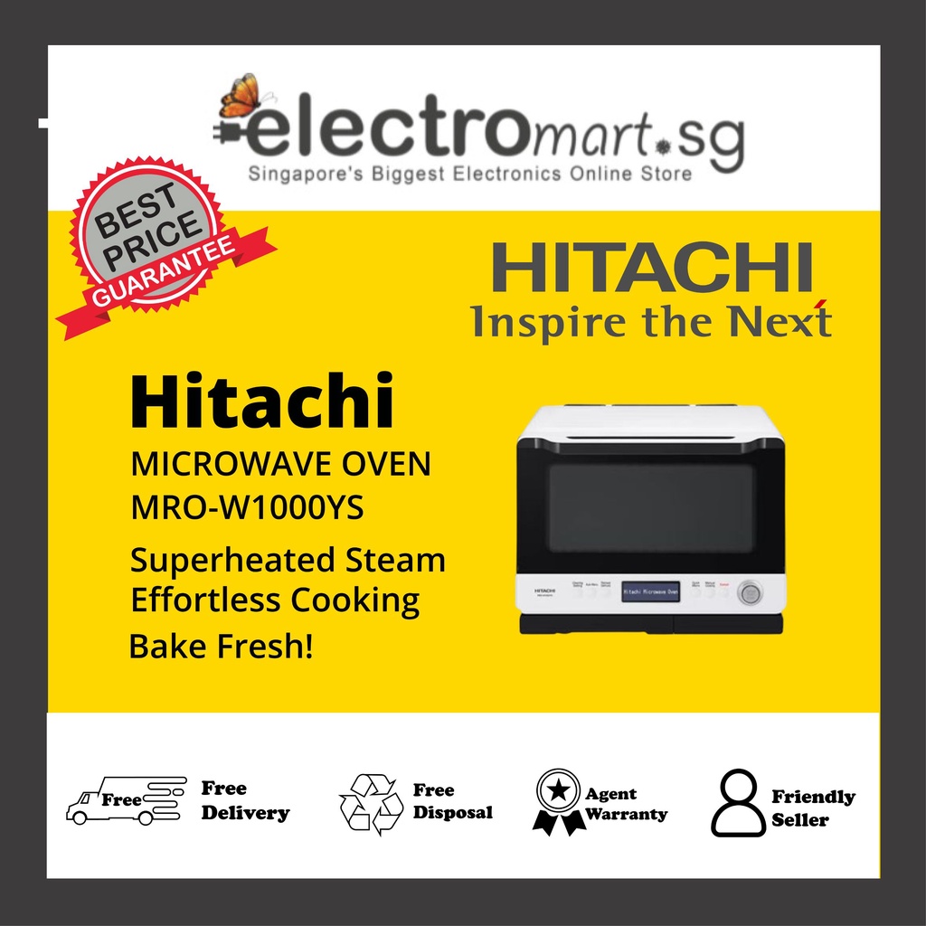 Hitachi MRO-W1000YS 30L Microwave Oven | Shopee Singapore