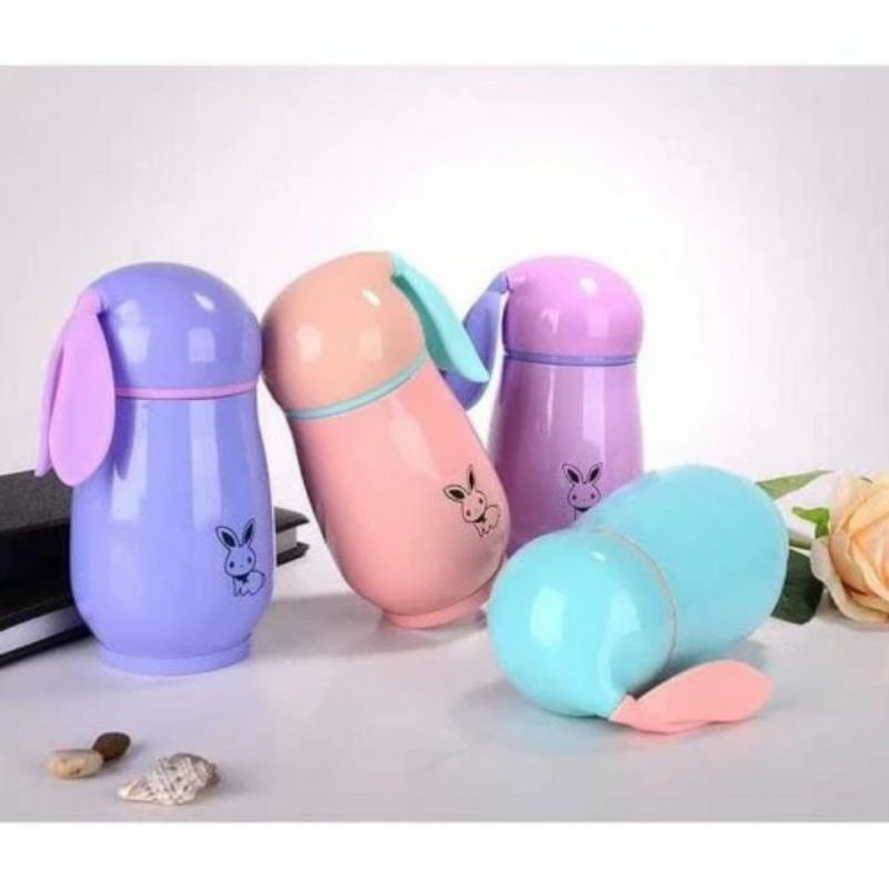 TERMOS Ready BANDUNG Rabbit Character Mini Thermos / Stainless Drinking ...