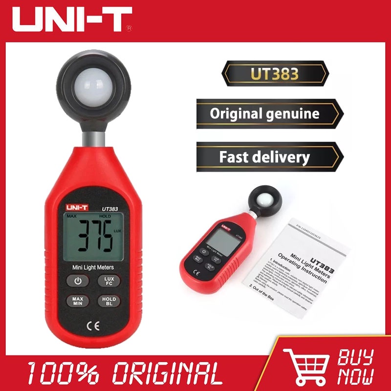 UNI-T UT383 Digital Luxmeter Light Meter Lux/FC Meter Luminometer ...