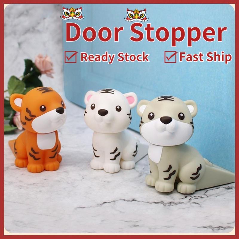 Cartoon Tiger Cute Door Stop Creative Door Stopper Anti-pinch Door ...