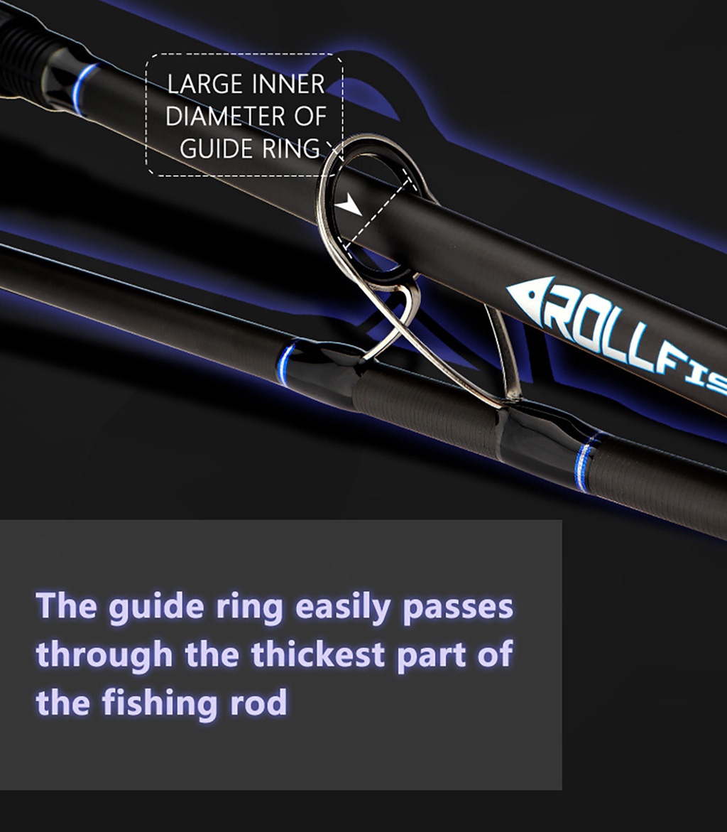 【NYA】Surf rod12ft/13ft/14ft Carbon fiber Casting/Spinning Rod light ...