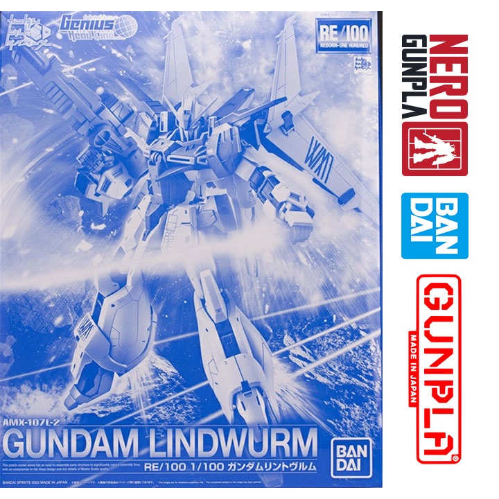 Assembly Model P-Bandai Gunpla RE /100 1 /100 Gundam Lindwurm | Shopee ...