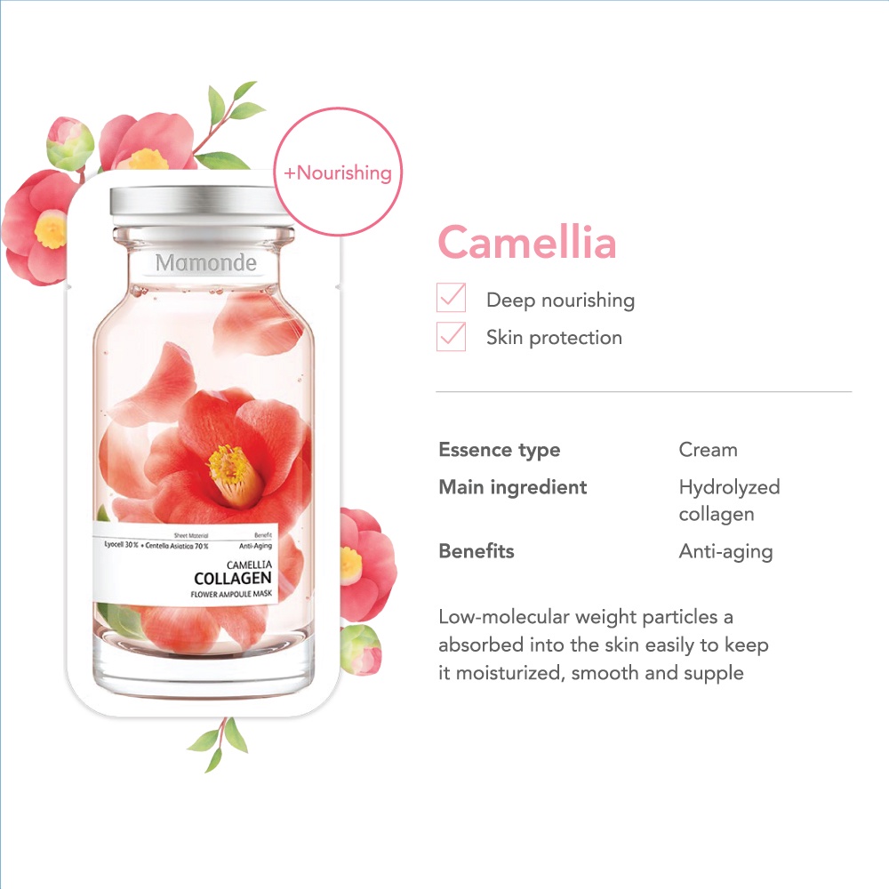Mamonde Flower Ampoule Sheet Mask 23ML | Shopee Singapore