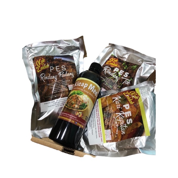 Family Box Pes Kak Khumirah Ibrahim Food (Kicap Mee+Pes Rendang Tok+Pes ...
