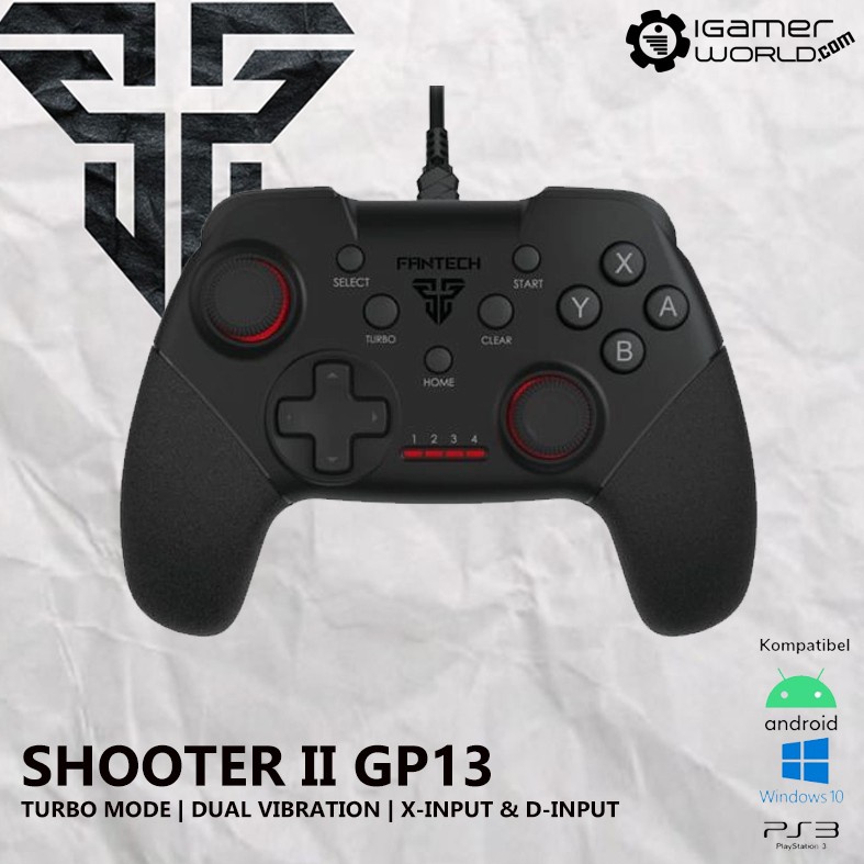 Fantech SHOOTER II GP13 Gaming Controller USB Joystick Gamepad | Shopee ...