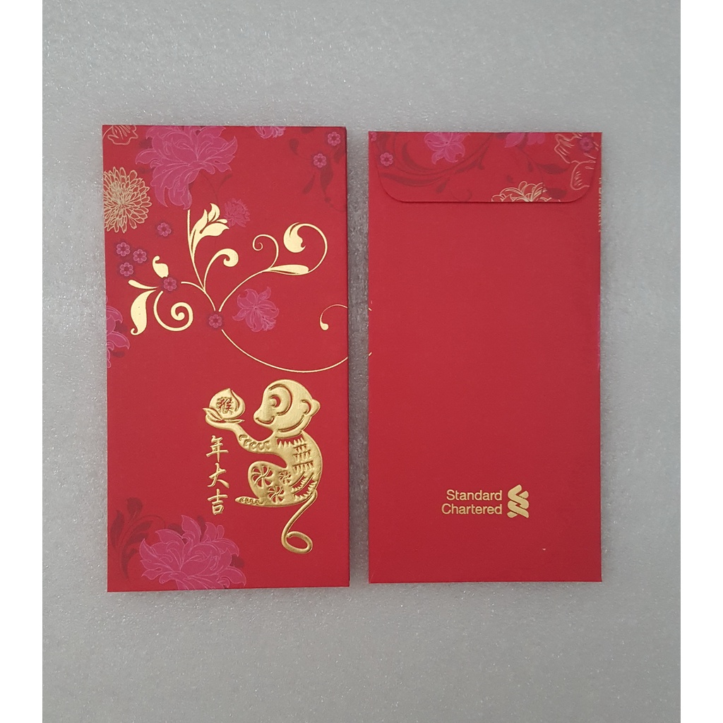 Standard Chartered Bank Red Packets Ang Pow Hong Bao | Shopee Singapore