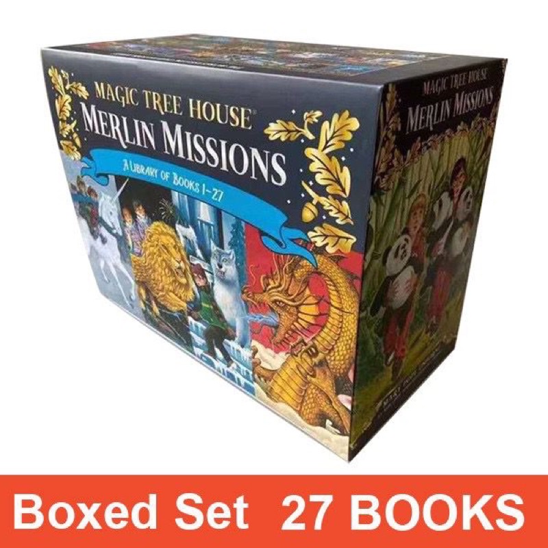 [SG STOCK][27 Books] Magic Tree House: Merlin Missions Box Set (Book 1 ...
