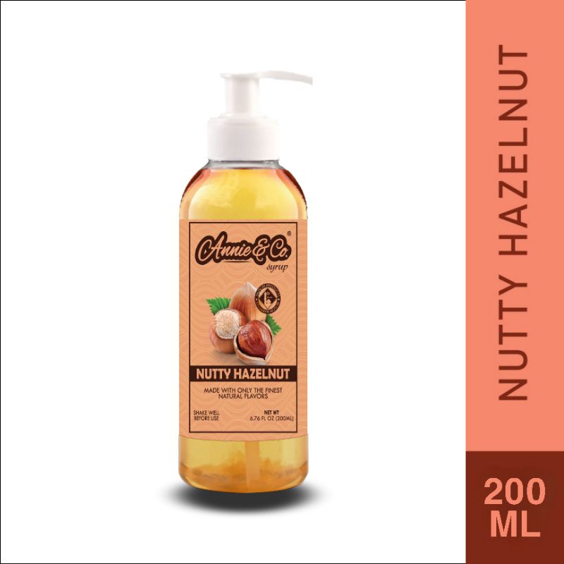 ANNIE&CO SYRUP Coffee Cordial Kordial Sirap Pemanis Kopi Hazelnut ...