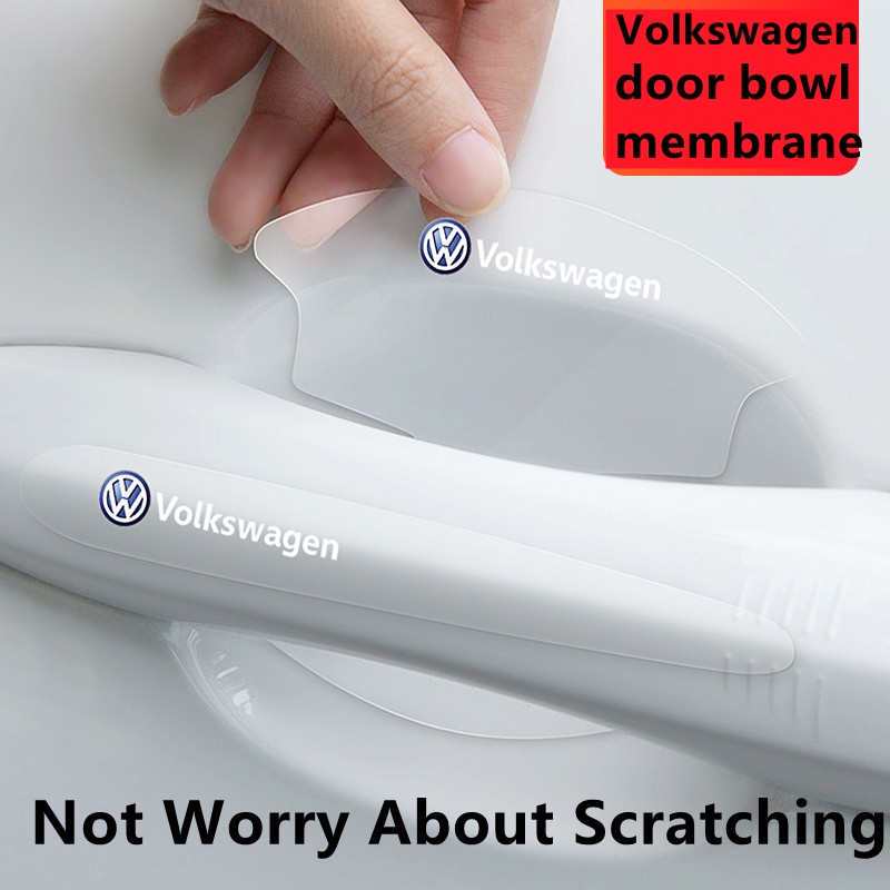 4Pcs Volkswagen Universal Invisible Car Door Handle Scratches ...