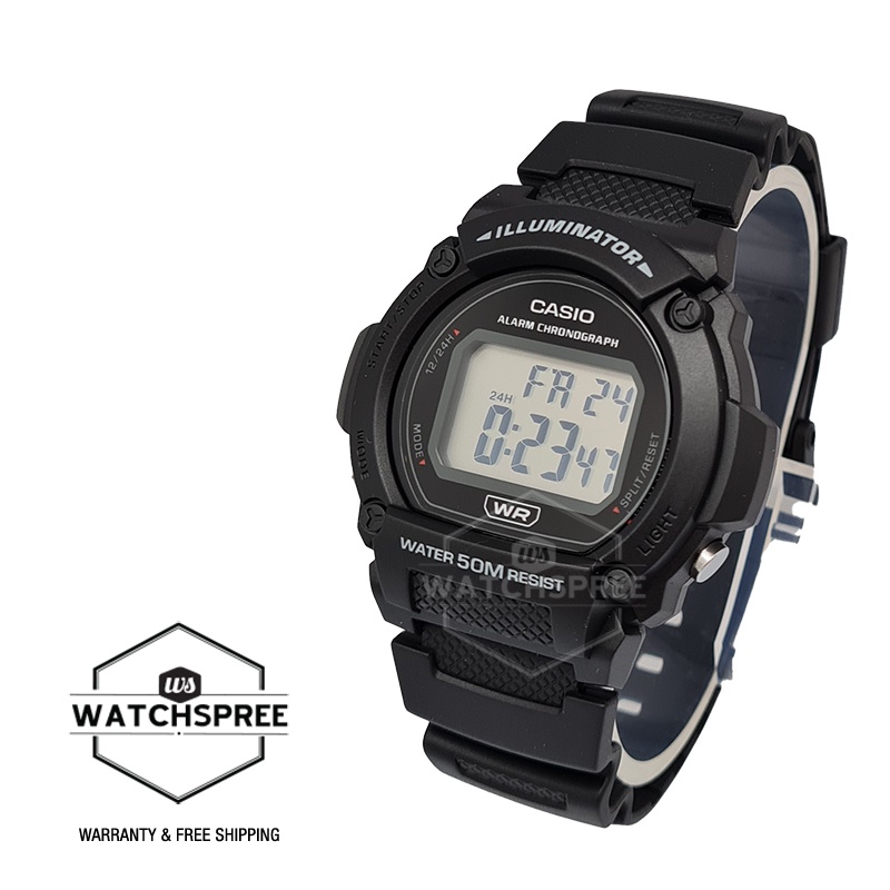 [Watchspree] CASIO Sports Digital Watches // W218H | W219H | W59 ...