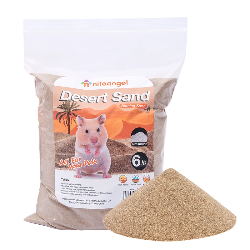 Niteangel Desert Bathing Sand Clumping (6lb) | Shopee Singapore